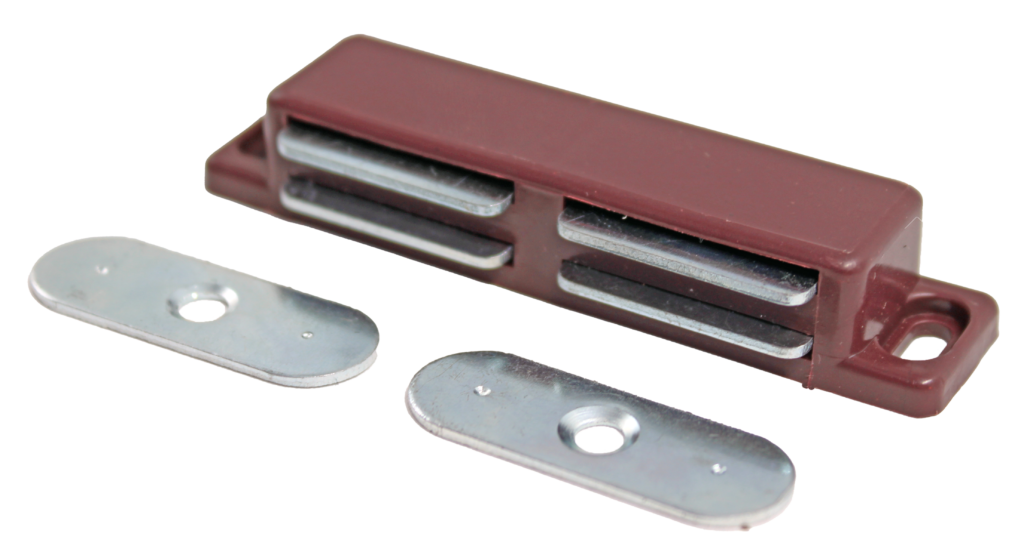 Resbalón de imán doble con tornillos - AGM Herrajes