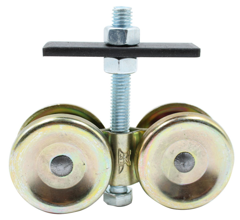 Carretilla para portón pesado riel 1500 calibre 14 - AGM Herrajes